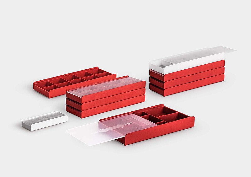 InsertBox and InsertClickBox: Packaging for Carbide Inserts - rose plastic